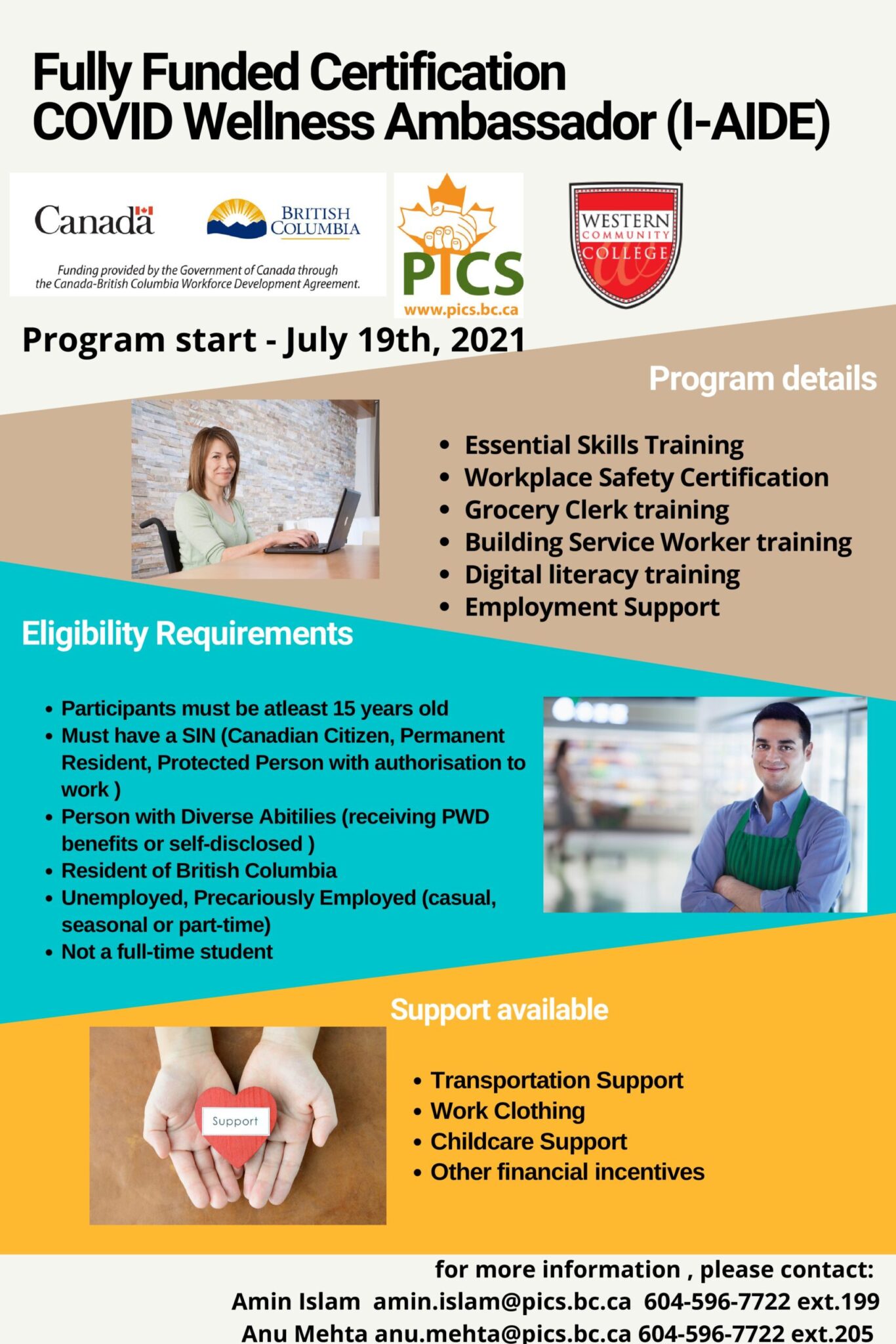 Government Funded Programs | WCC - Western Community College