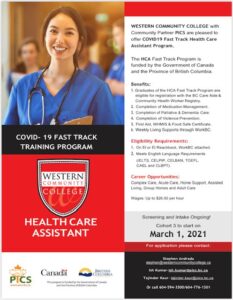 Government Funded Programs | WCC - Western Community College